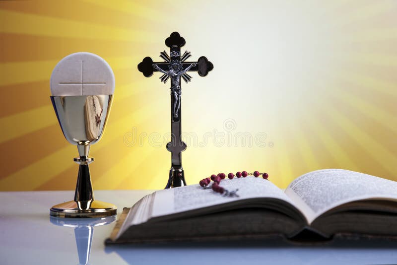 Sacred objects stock photo. Image of faith, rosary, religion - 46985722