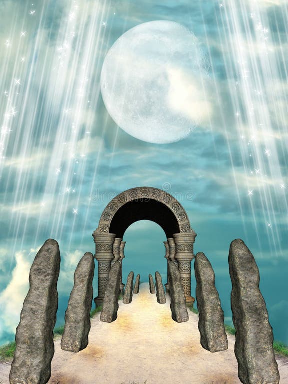 Sacred path stock illustration. Illustration of formation - 8662704