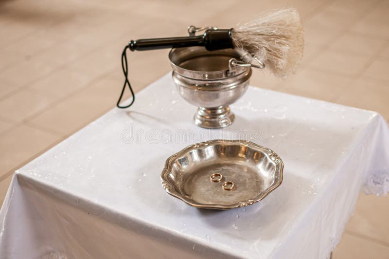Sacred Ritual Elements on a Table for a Ceremony Stock Image - Image of ...