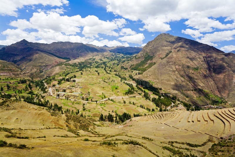 Sacred Valley stock photo. Image of america, clouds, landmark - 7550466
