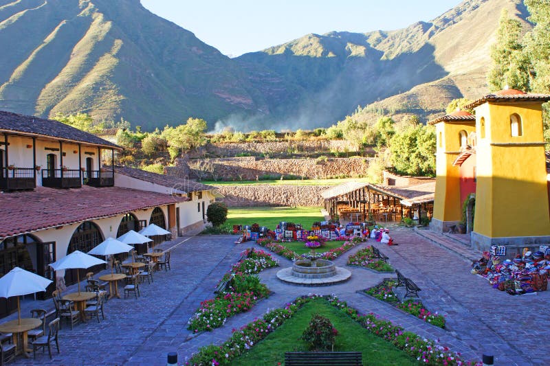 Sacred Valley Gardens in Peru Stock Photo - Image of country, colorful ...