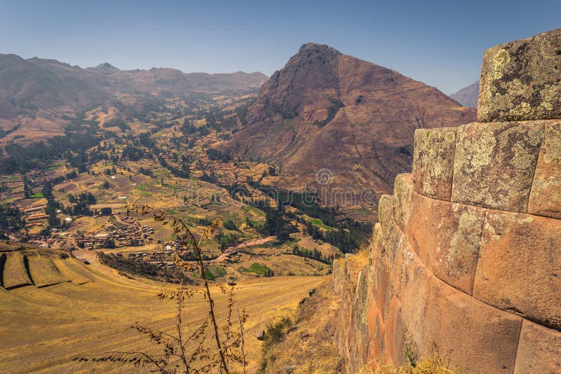 Sacred Valley, Peru - August 02, 2017: Sacred Valley Seen from P Stock ...