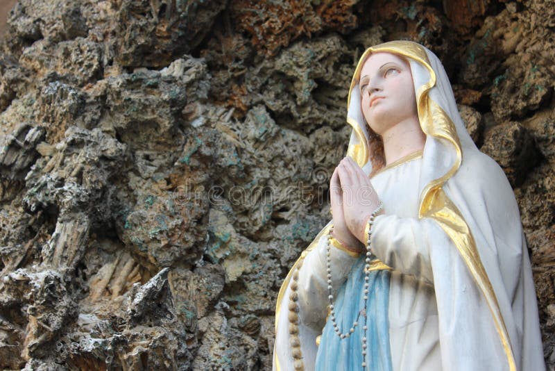 Sacred virgin Maria stock image. Image of trust, maria - 79663343