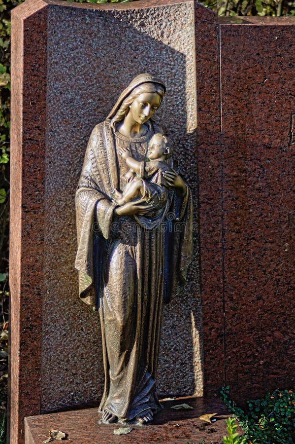 Sacred virgin Maria stock image. Image of jesus, rests - 79663545