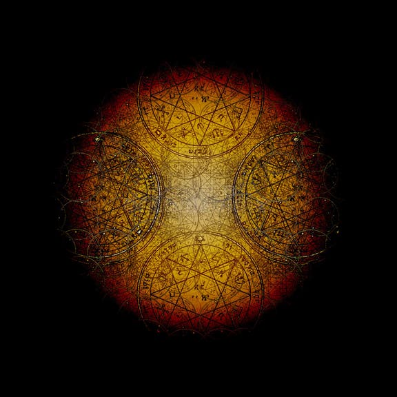 Sacredsymbols de foi illustration stock. Illustration du magie - 86058248