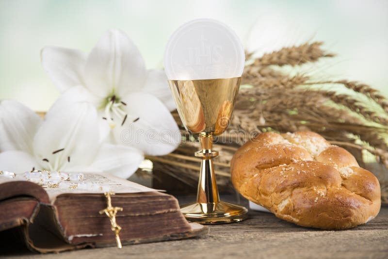 Eucharistie, Sacrement De Communion Photo stock - Image du communion ...