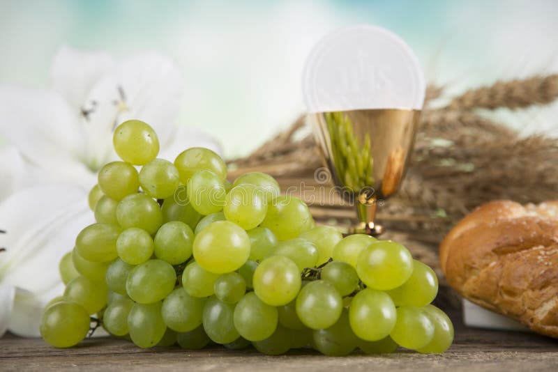 Sacrement De La Communion, Symbole De L'Eucharistie Image stock - Image ...