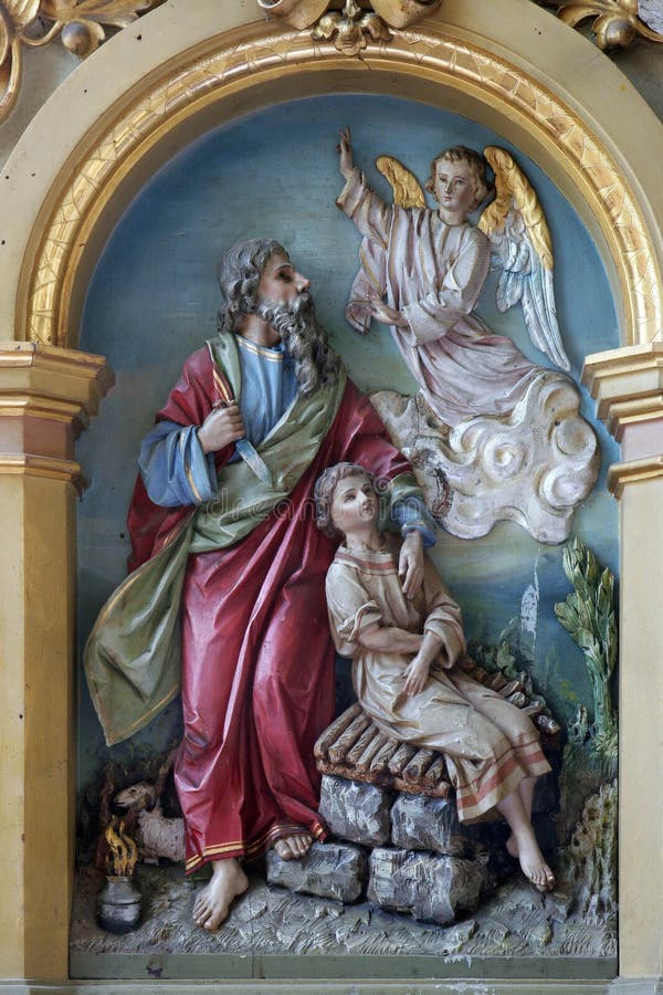 Sacrifice of Isaac, Main Altar in the Church of the Sacred Heart of ... Sacrifice of Isaac, Main Altar in the Church of the Sacred Heart of ...