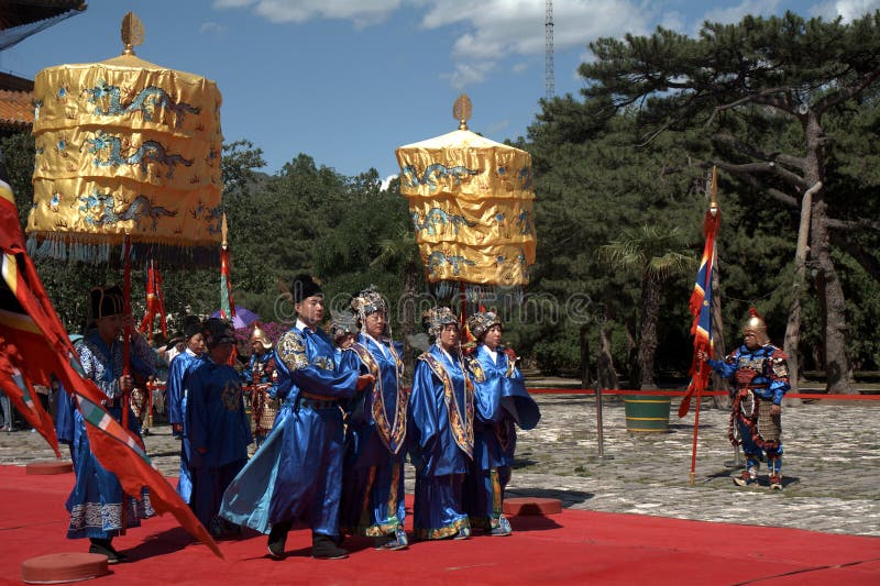 Sacrifice Ritual, Changping, China Editorial Stock Photo - Image of ...