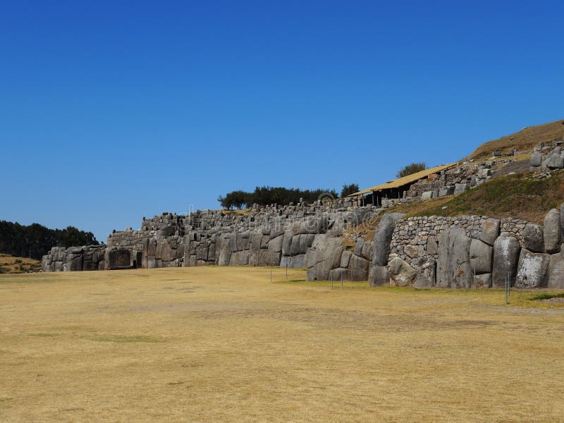 Sacsayhuaman in Cusco, Peru Stock Afbeelding - Image of fort, nave ...