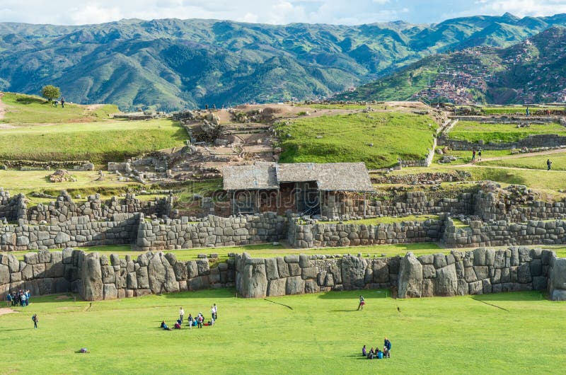 Sacsayhuaman, Inca Ruins in Cusco, Peru Editorial Image - Image of fort ...