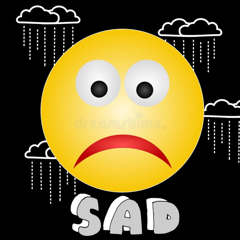 Sad Cloud Face Stock Illustrations – 2,390 Sad Cloud Face Stock ...
