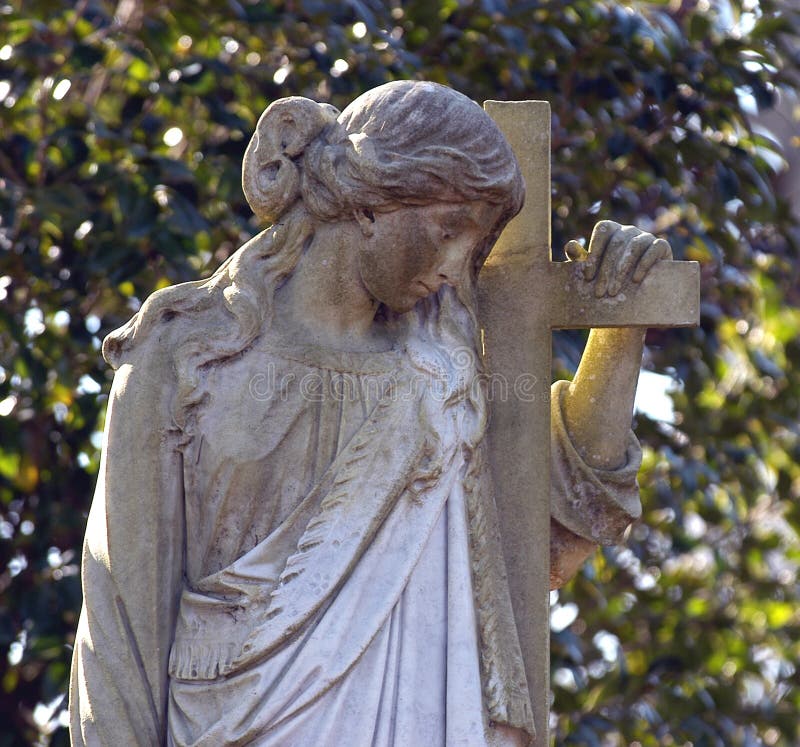 Sad angel stock photo. Image of tage, marker, burial, angel - 1709892