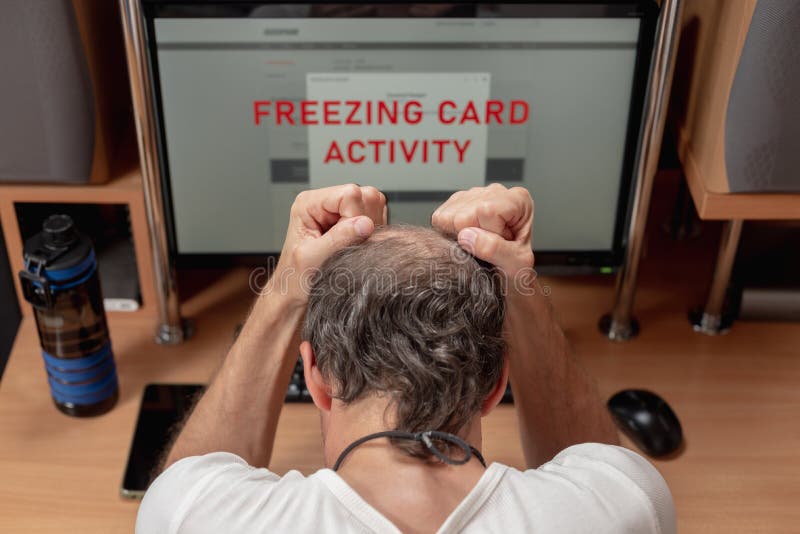 Problems with credit card stock photo. Image of crisis - 210203968