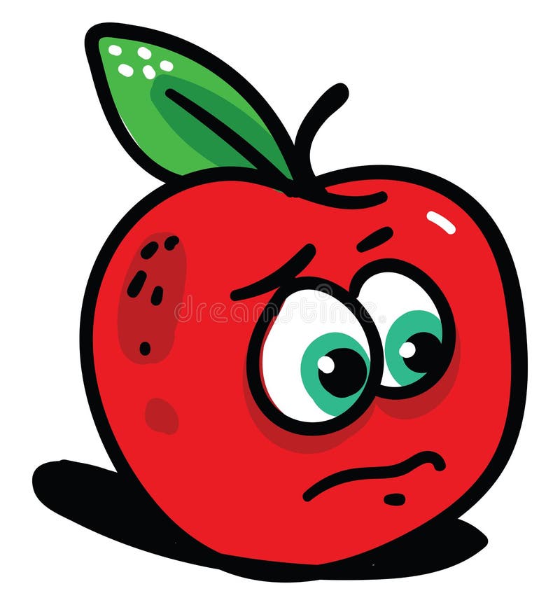 Sad Apple Stock Illustrations – 1,021 Sad Apple Stock Illustrations ...