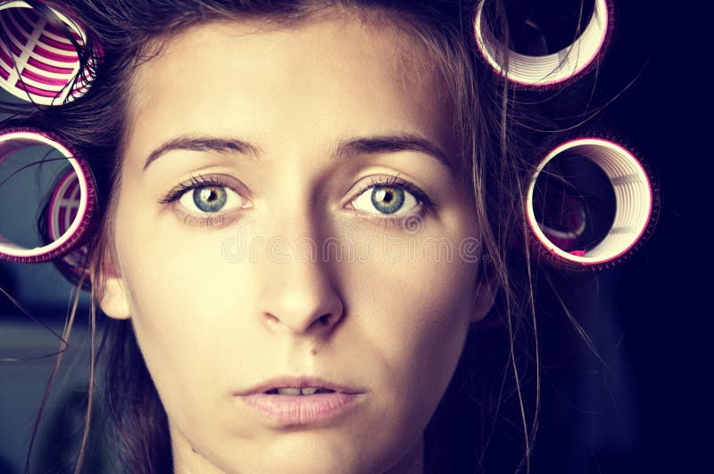 Sad attractive girl stock image. Image of hairstyle, look - 19988087