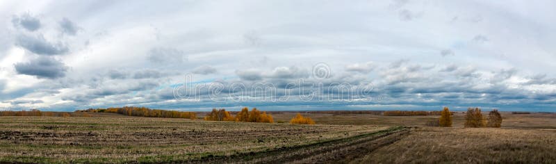 Sad autumn weather stock photo. Image of blue, landscape - 35834652