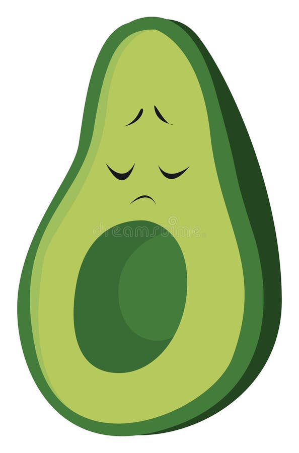 Sad Avocado Stock Illustrations – 203 Sad Avocado Stock Illustrations ...