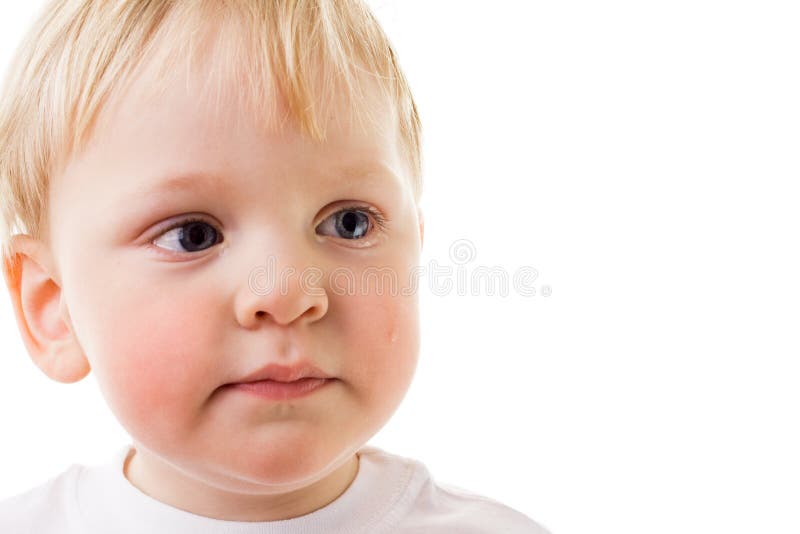 Sad baby stock photo. Image of melancholy, looking, dolorous - 4609608