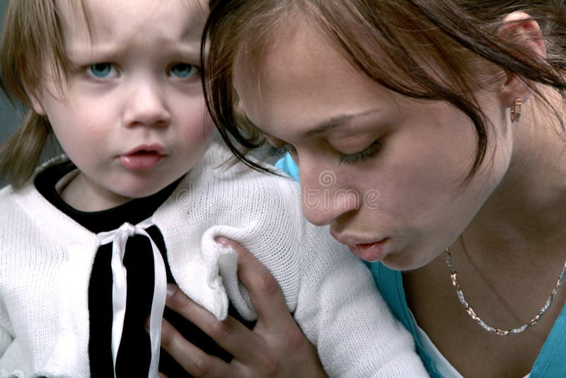 Sad baby stock photo. Image of childcare, hair, black - 6003034