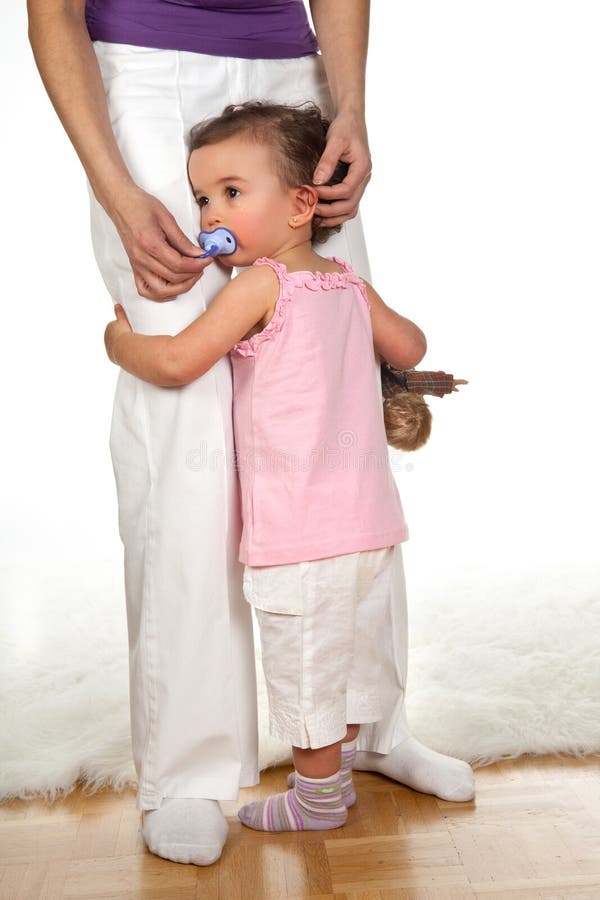 Sad baby stock image. Image of mommy, girl, crying, mother - 8540249