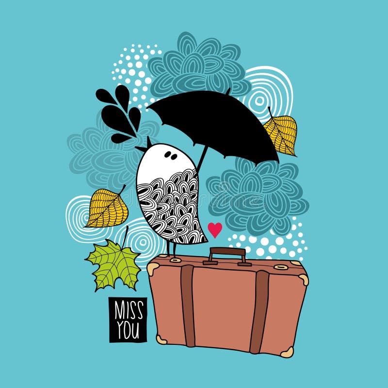 Bird Rain Sad Stock Illustrations – 52 Bird Rain Sad Stock ...