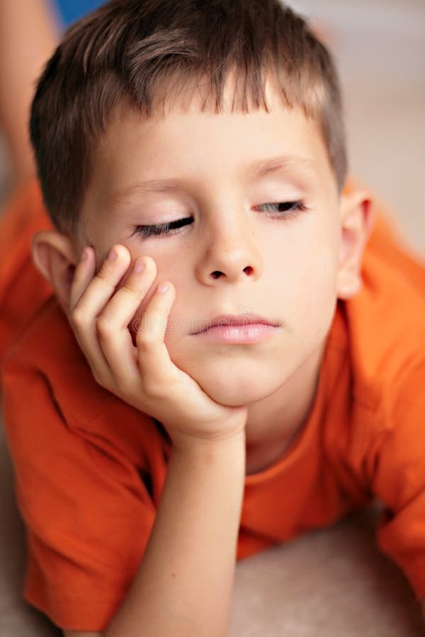 Sad, Bored, Daydreaming Child Stock Photos - Image: 6691613