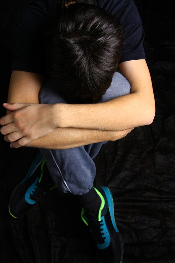 Sad boy stock image. Image of young, male, adolescent - 12006259