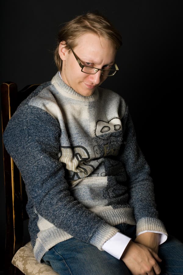 Sad boy stock photo. Image of emotion, beautiful, attention - 12943680