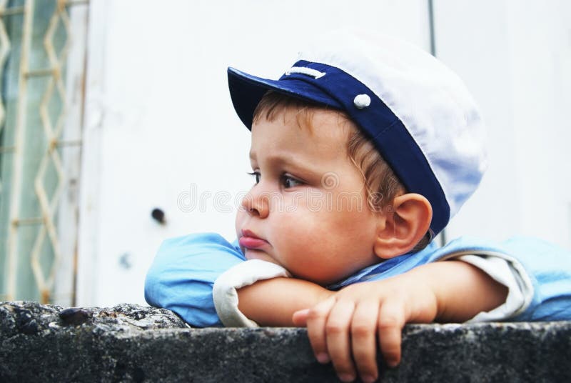 Sad boy stock photo. Image of young, years, isolated - 15098740