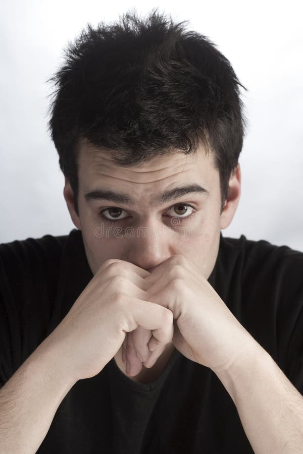 Sad Boy stock photo. Image of sadness, depression, depressed - 8332616