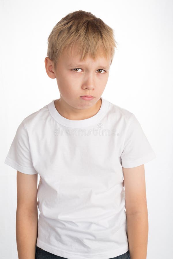 Sad Boy stock image. Image of schoolboy, alone, emotional - 36677969