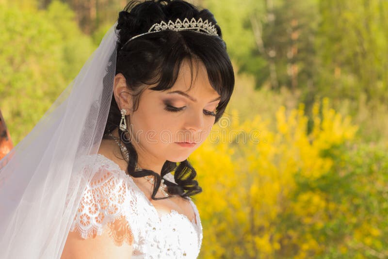 Sad bride stock photo. Image of depressed, beautiful - 10425544