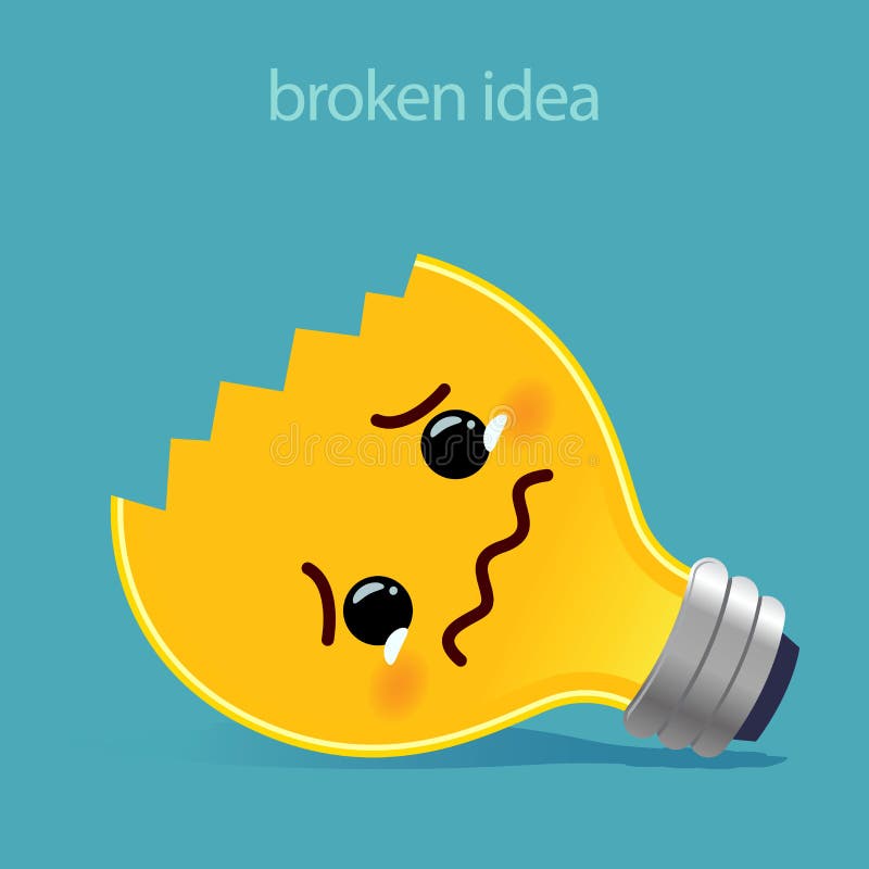 Sad Light Bulb Cartoon Stock Illustrations – 351 Sad Light Bulb Cartoon ...