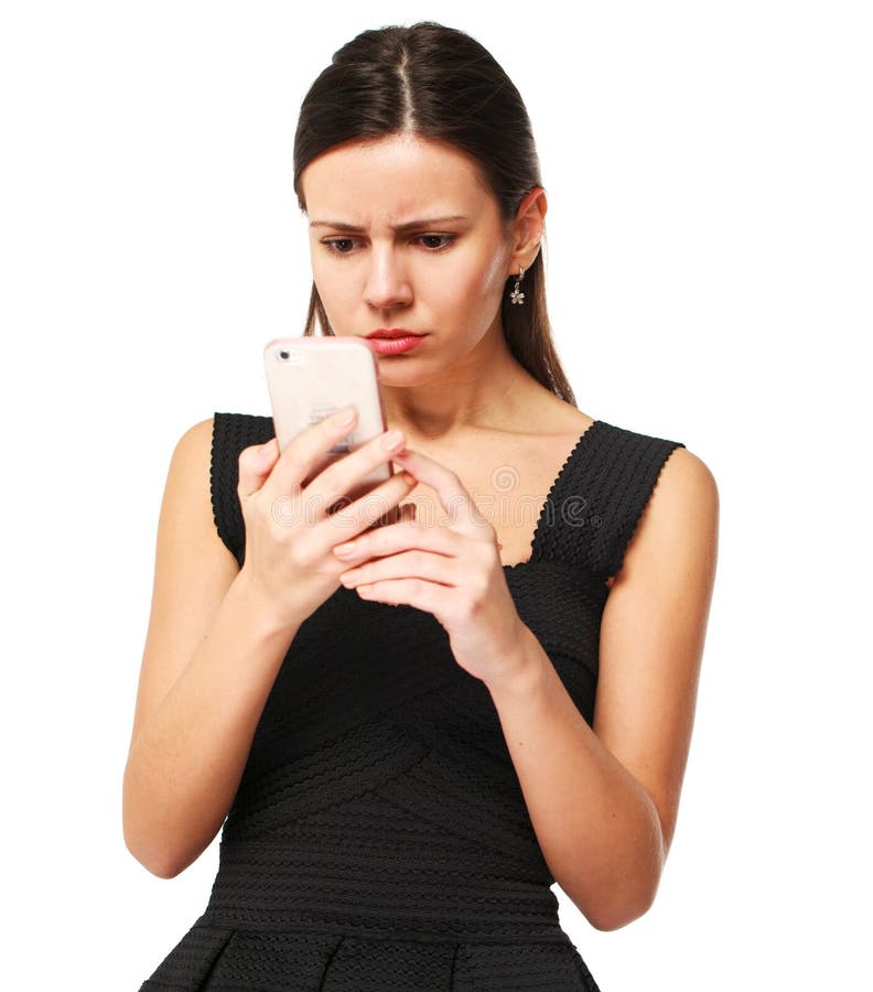 Sad brunette woman stock photo. Image of girl, beautiful - 165622532