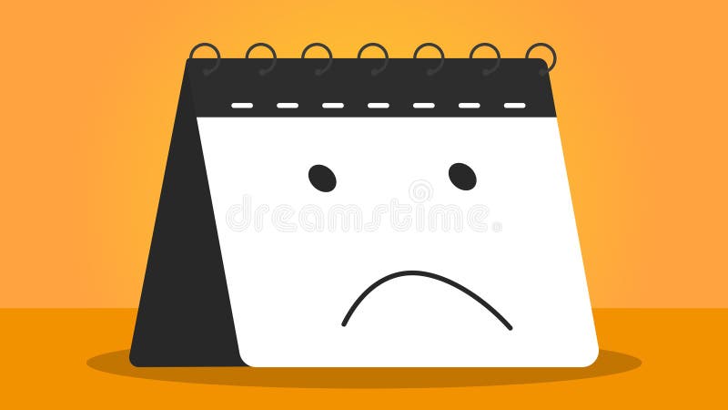 Sad Calendar Stock Illustrations – 808 Sad Calendar Stock Illustrations ...