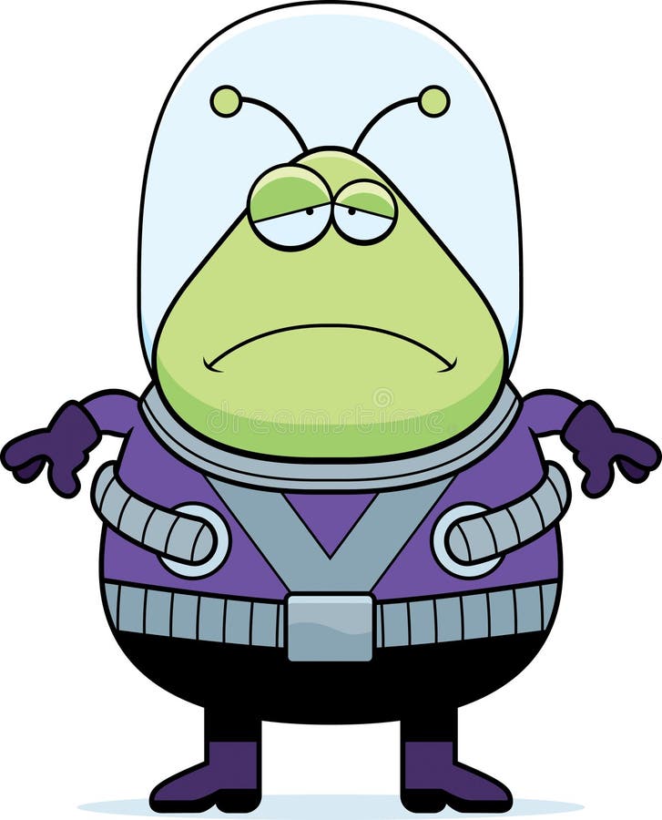 Sad Cartoon Alien Stock Illustrations – 2,094 Sad Cartoon Alien Stock ...