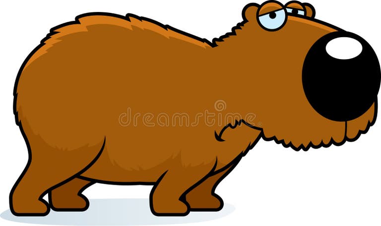 Sad Cartoon Capybara Stock Illustrations – 73 Sad Cartoon Capybara ...