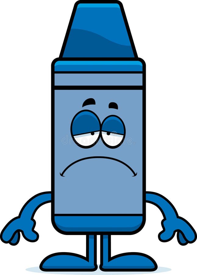 Cartoon Crayon Waving stock vector. Illustration of clipart - 53352977