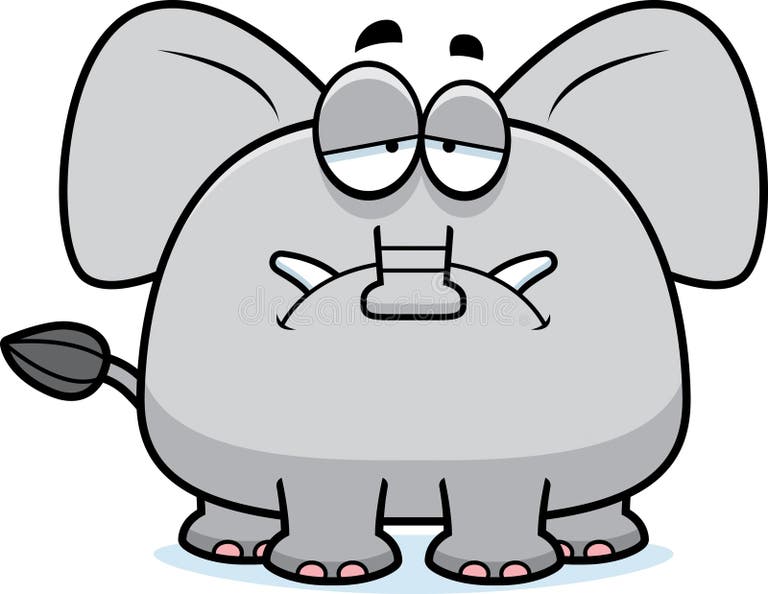 Sad Elephant Stock Illustrations – 564 Sad Elephant Stock Illustrations ...