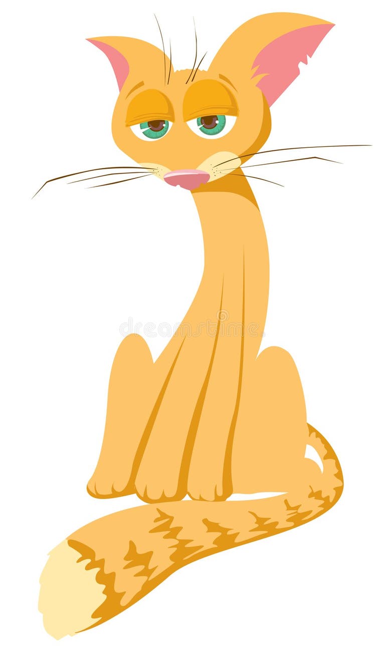 Sad Orange Cat Stock Illustrations – 1,038 Sad Orange Cat Stock ...