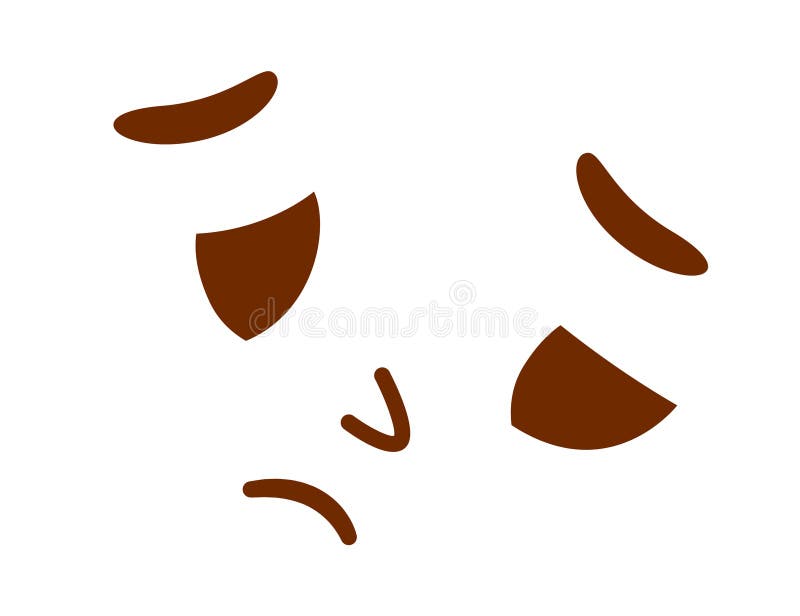 Sad Character Face stock vector. Illustration of people - 282150334