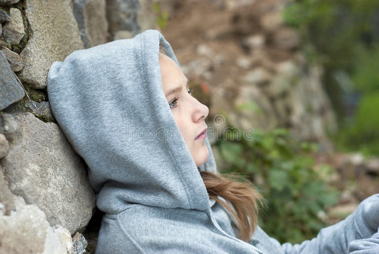 Sad child stock image. Image of orphan, emotion, cute - 19074847
