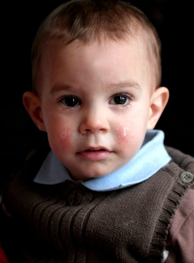 Sad child stock photo. Image of tear, childhood, unhappy - 4563074
