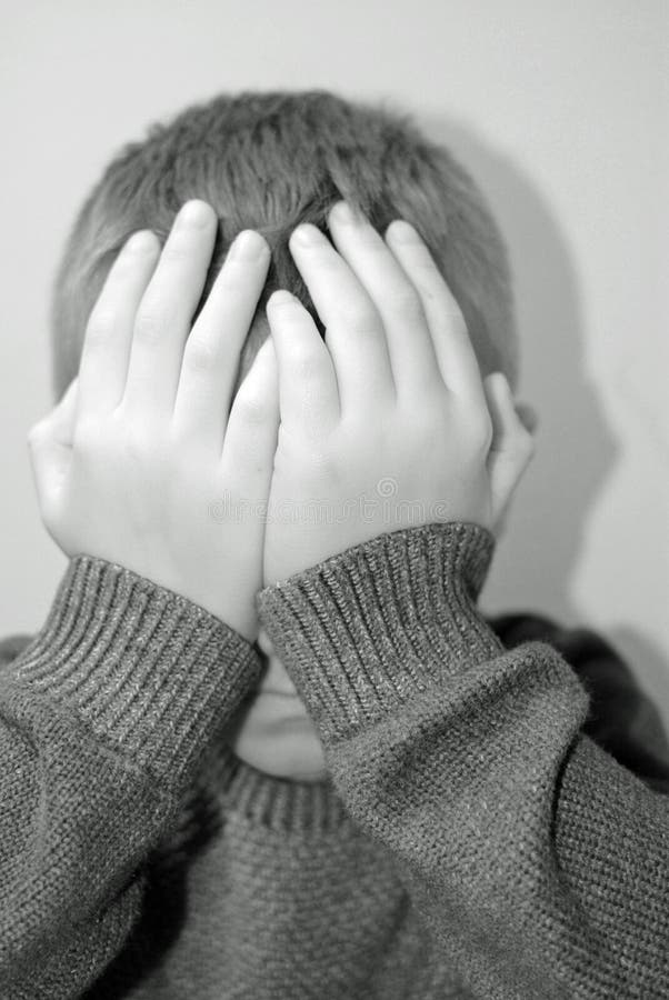 Sad child stock image. Image of worry, child, anxiety - 49954821