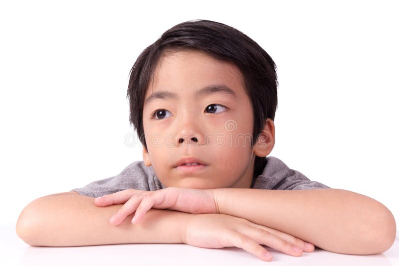 Cute child looking sad stock image. Image of close, expression - 18291051