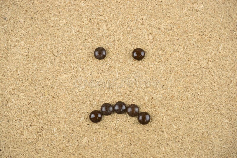 Sad chocolate candies stock image. Image of decoration - 50429171