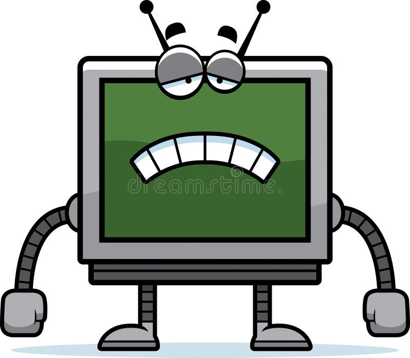 Cartoon Computer Sad Stock Illustrations – 4,710 Cartoon Computer Sad ...