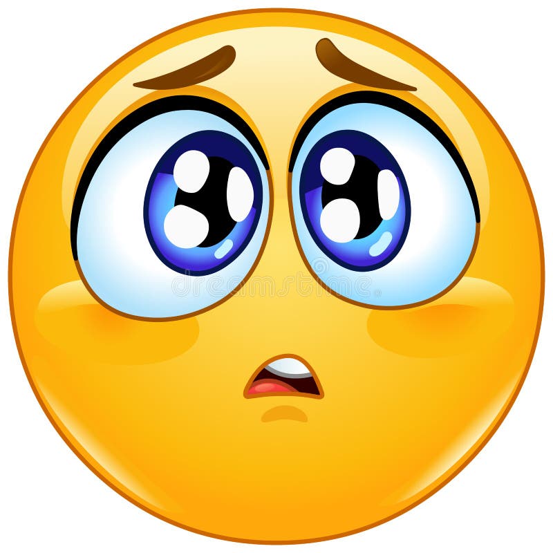 Hush female emoticon stock vector. Illustration of isolated - 223688853