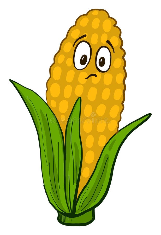 Sad Corn Cartoon Stock Illustrations – 219 Sad Corn Cartoon Stock ...